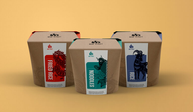 Packaging Design for Wok Street | Aid & Abet